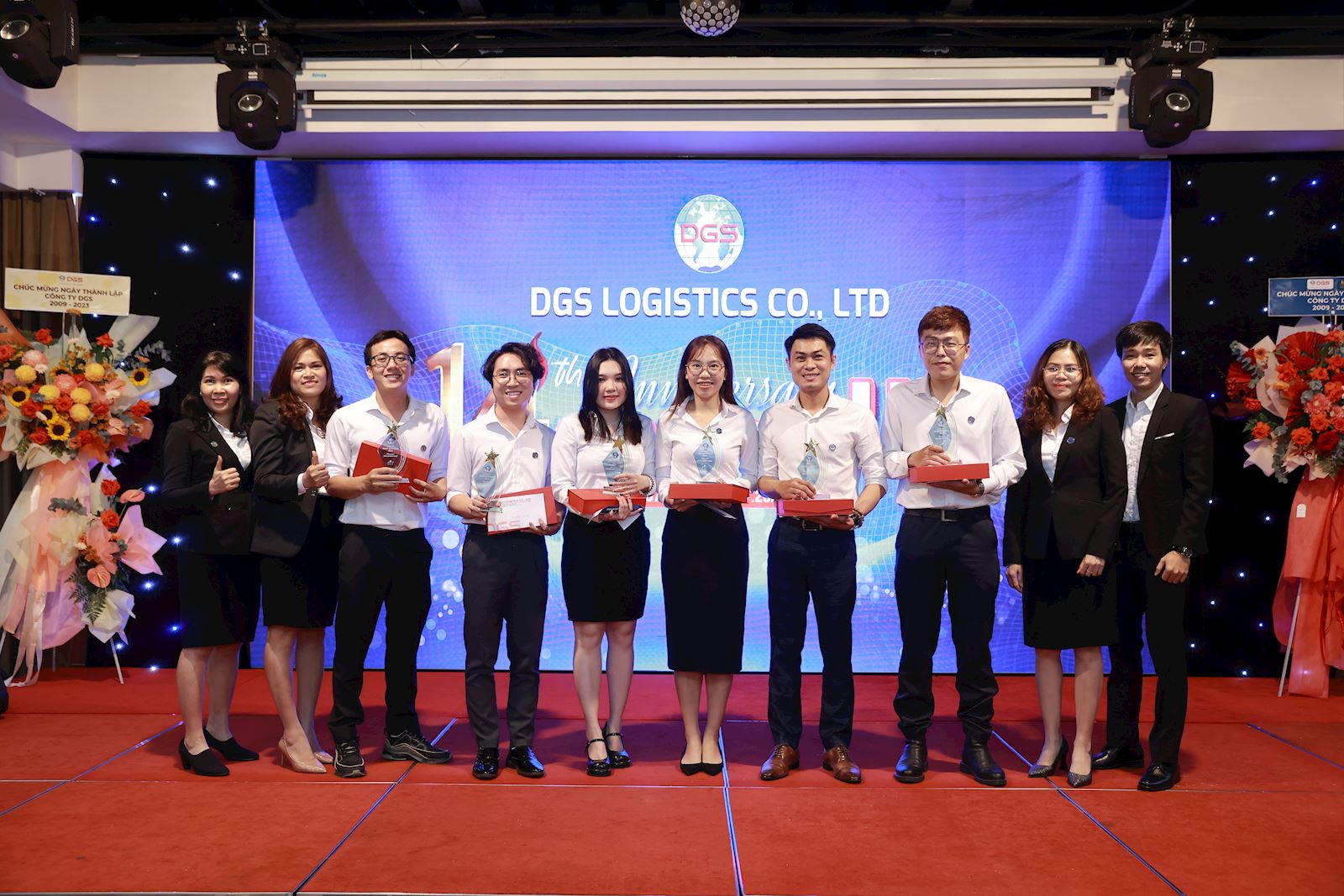 LỄ KỈ NIỆM 14 NĂM THÀNH LẬP CÔNG TY DGS LOGISTICS VIỆT NAM